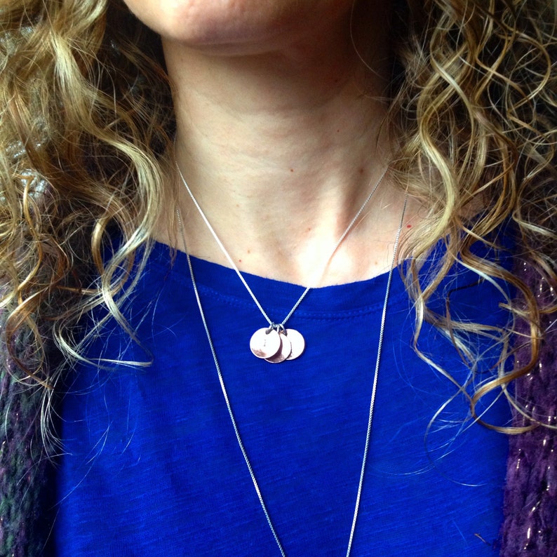 Stamped Letter R Necklace Letter Sterling Silver Disk Initial - Etsy