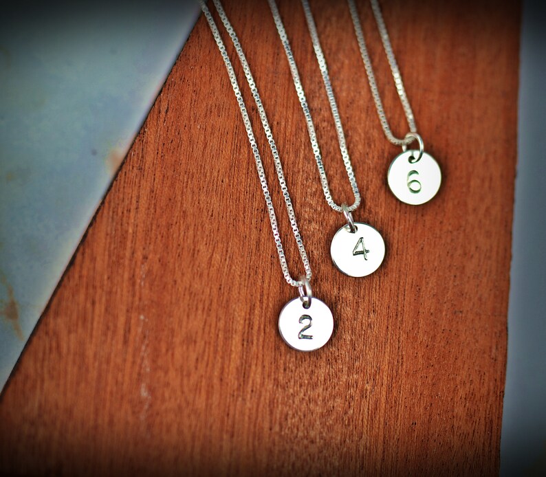 Silver Number 7 Necklace Jewelry - Etsy