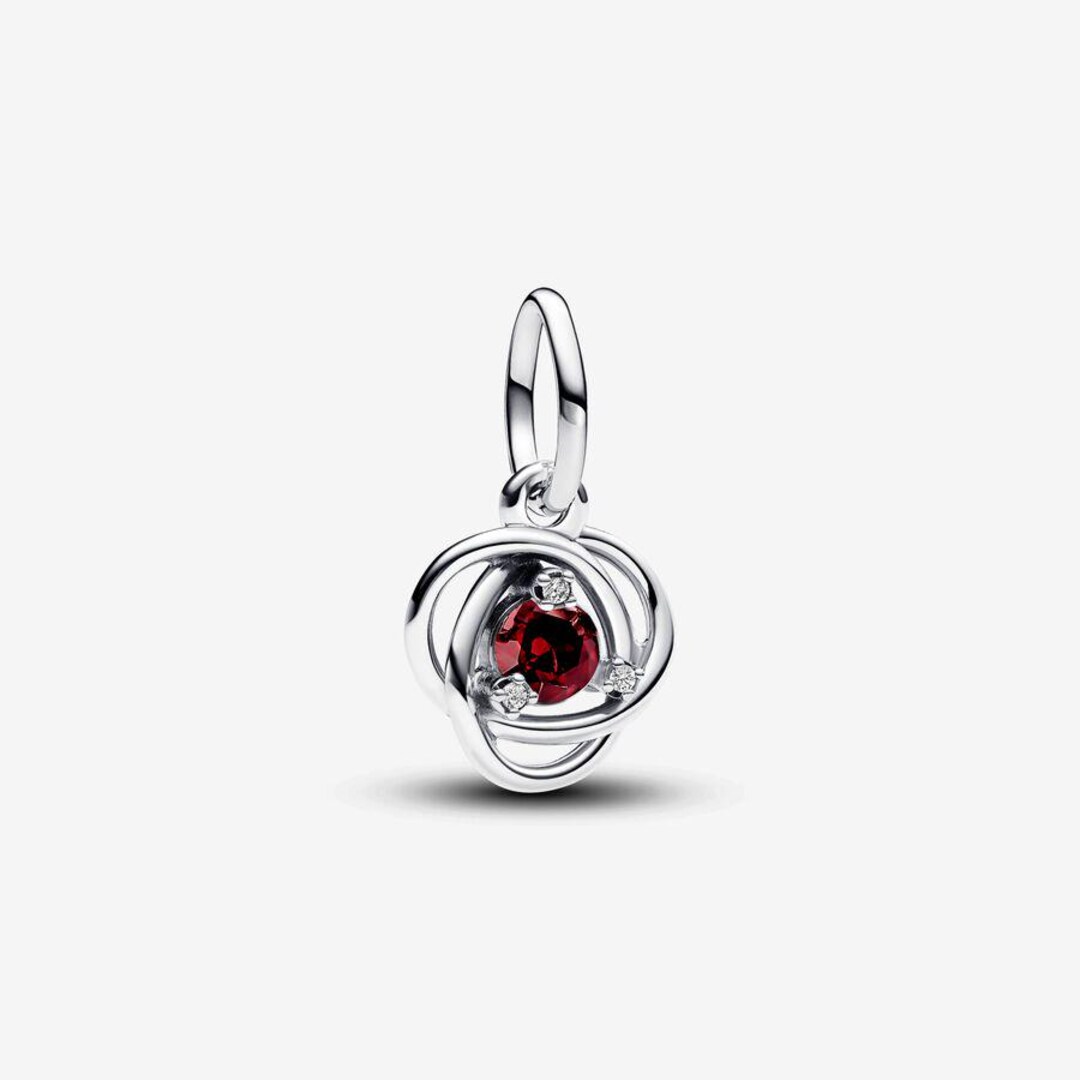 Pandora January Crystal Birthstone Eternity Circle Dangle Charm - Etsy