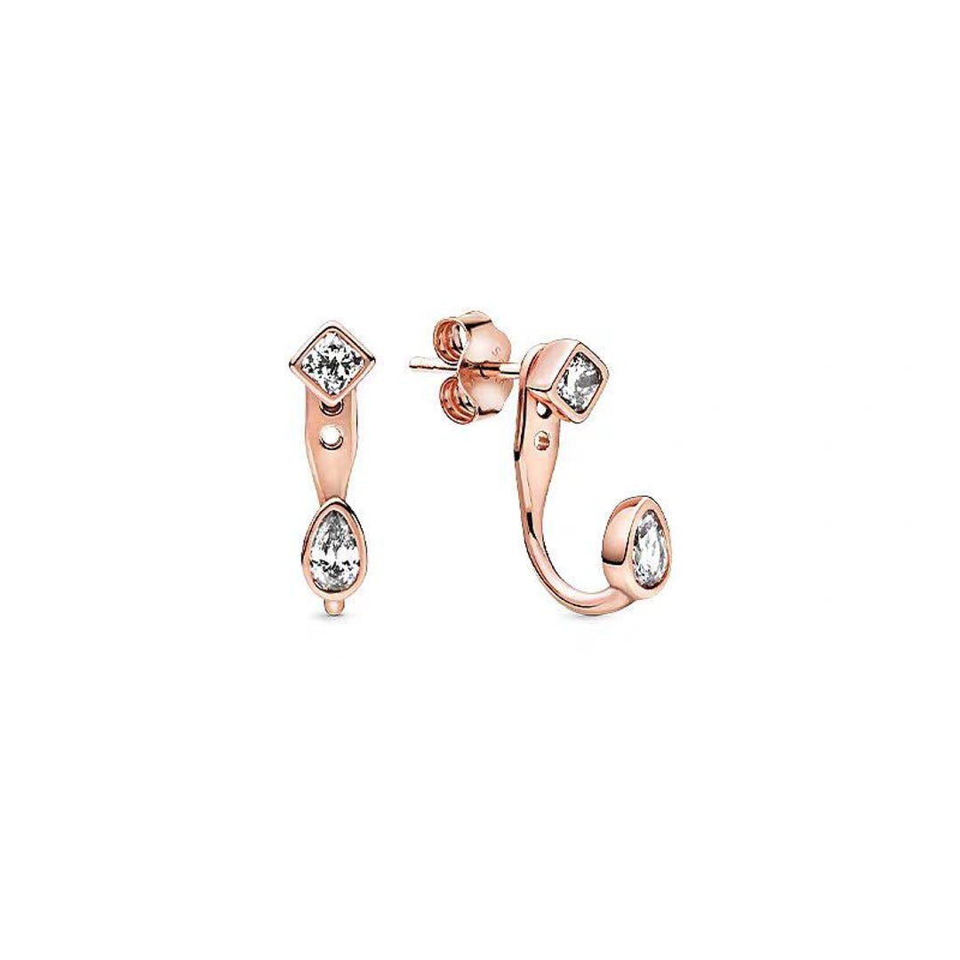 Pandora Geometric Shapes Stud Earrings - Etsy