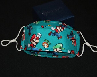 Super Mario Adult Face Mask - Etsy