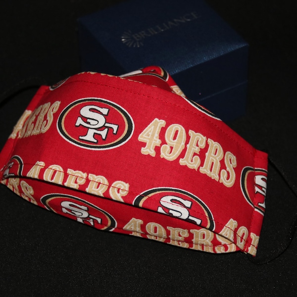 San Francisco 49ers Face Mask - Etsy