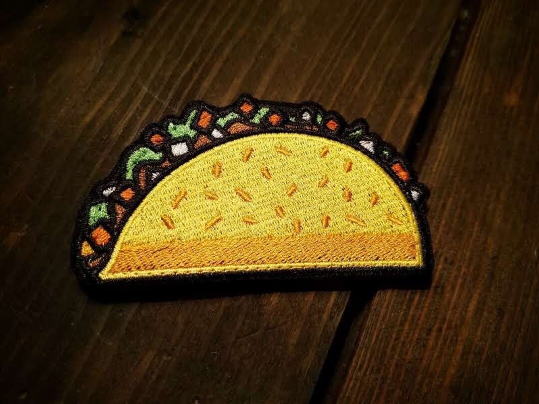 Taco Patch • Taco Morale • Embroidered - Etsy
