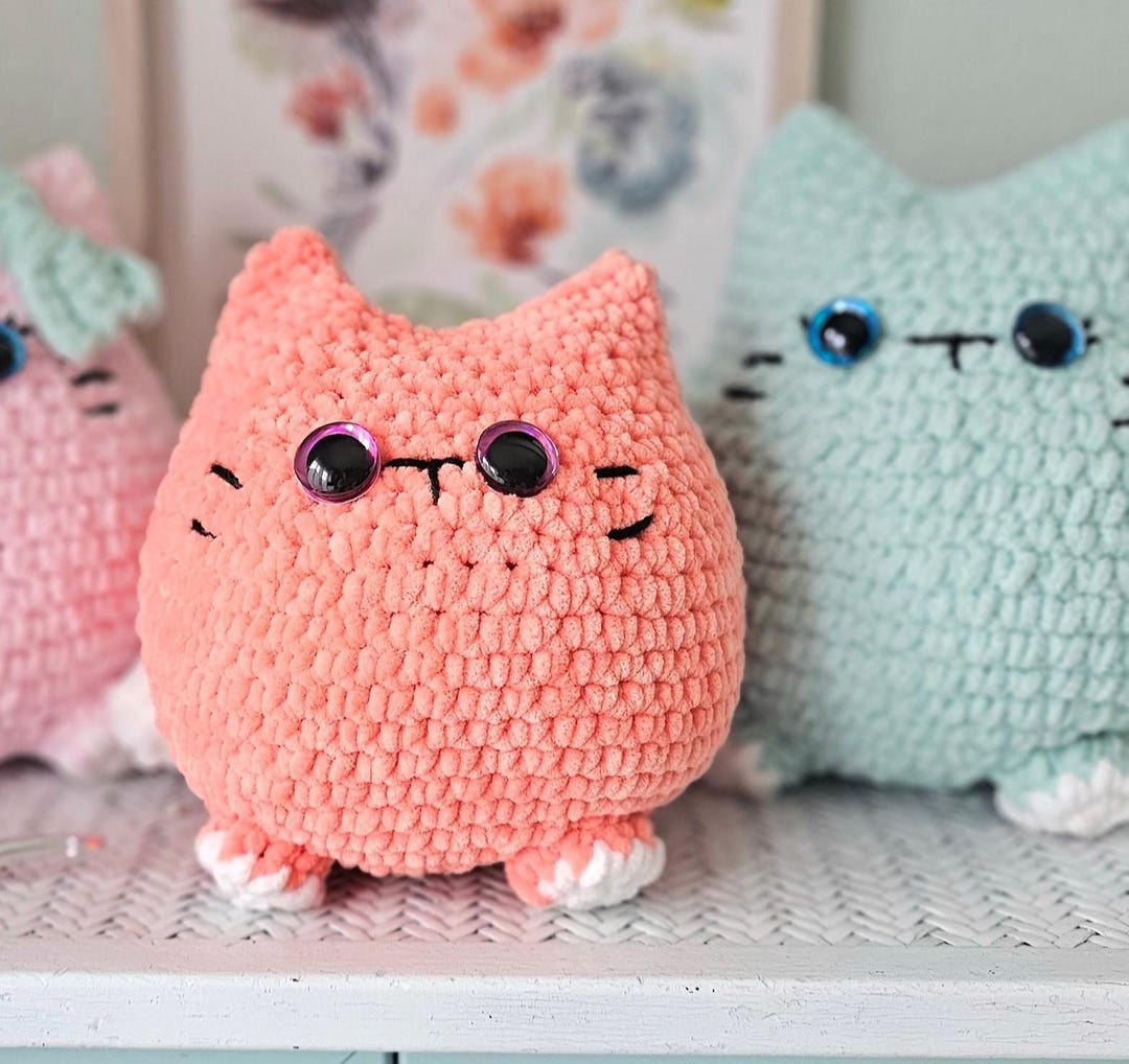 Chonky Cats Crochet Pattern Bundle | Amigurumi Cat PDF Patterns | Cute ...