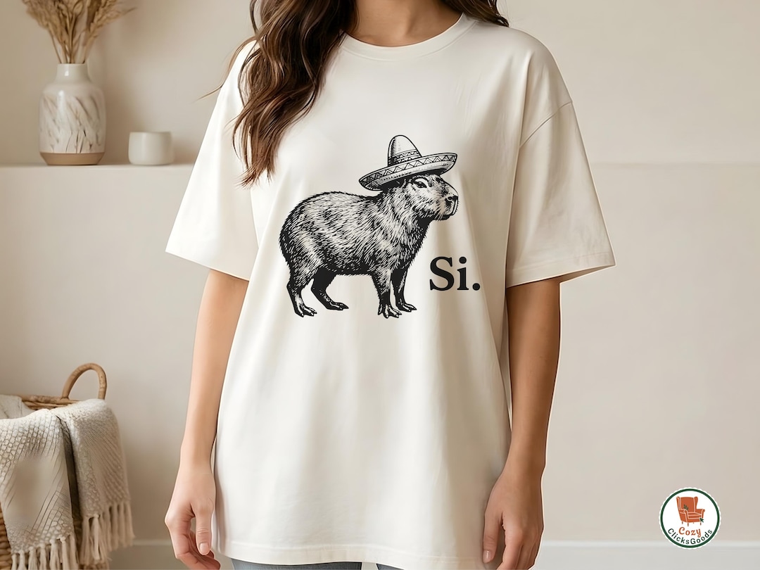Capybara Sombrero PNG SVG Funny Carpincho Meme Animal Art Digital ...