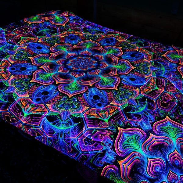 Blacklight Bedding - Etsy