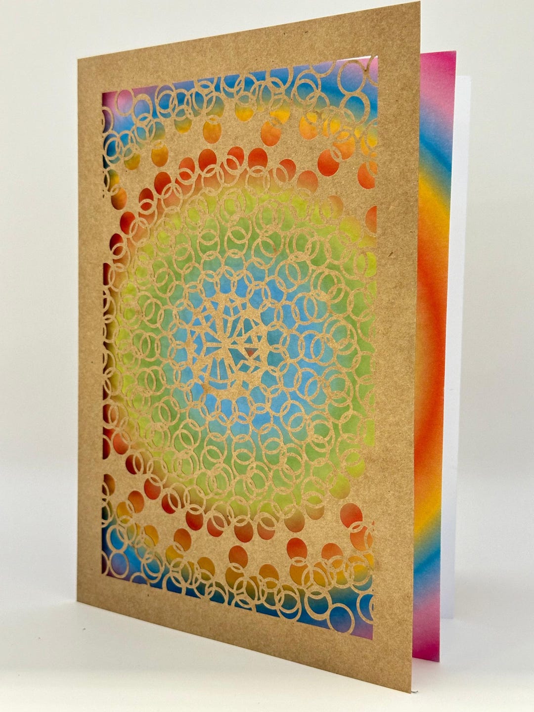 Greeting Card Manju Rainbow Color Card 00001100010 - Etsy