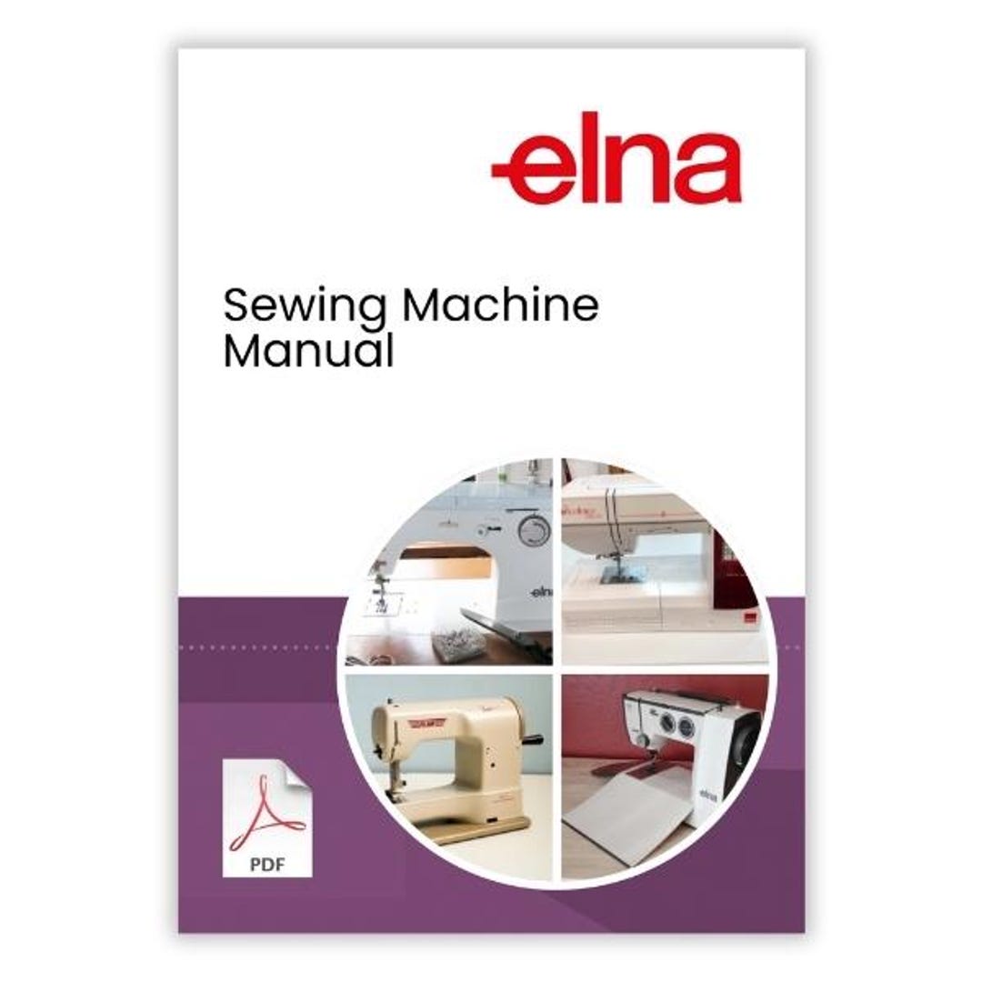 Elna Expressive 920 Sewing Machine Manual: Instant PDF Download - Etsy