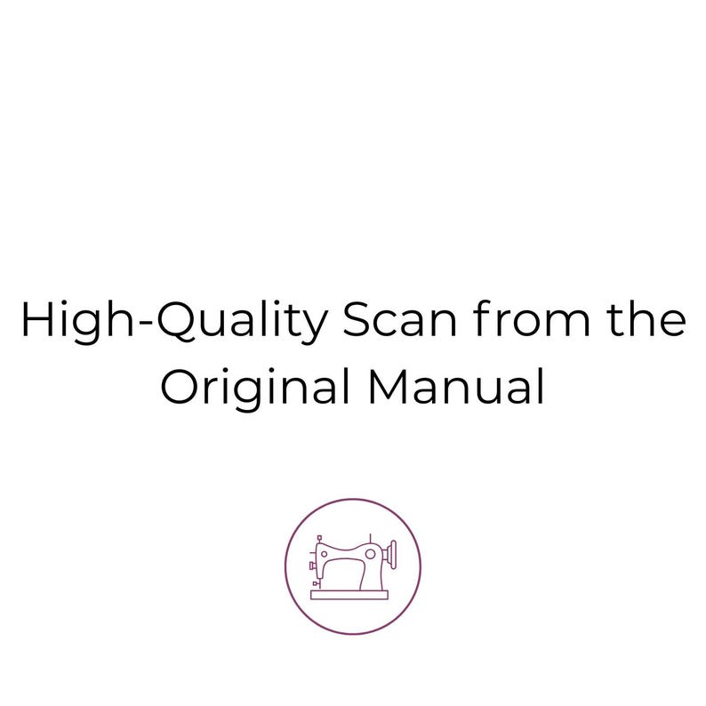 Singer 498 Sewing Machine Manual – Vintage Instruction Book (PDF ...