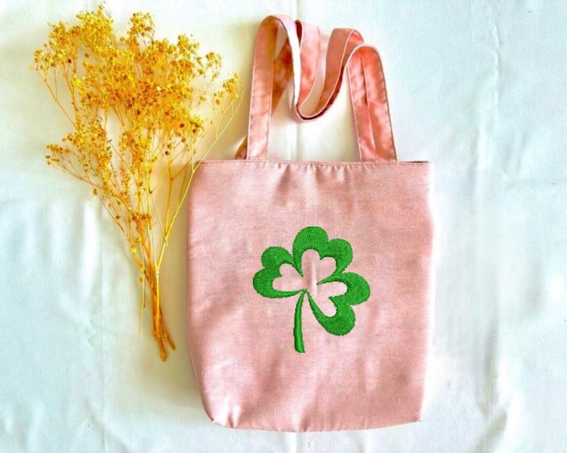 Shamrock Embroidery Designs, St Patrick's Day Four Clover Leaf ...