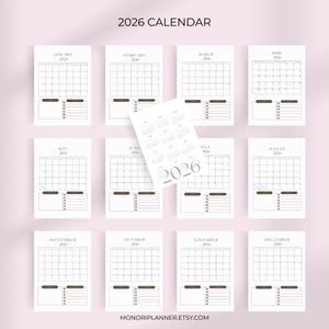 Student Planner Printable 2025-2026 | Academic Organizer Study Planner ...