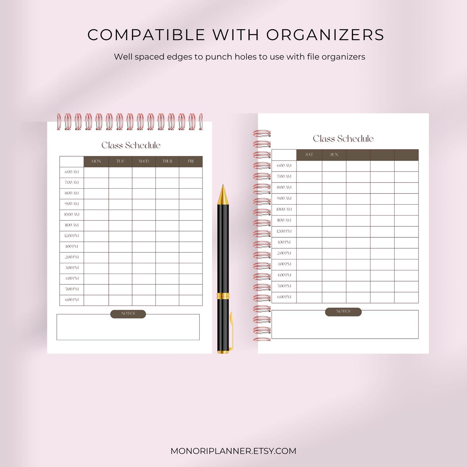 Student Planner Printable 2025-2026 | Academic Organizer Study Planner ...