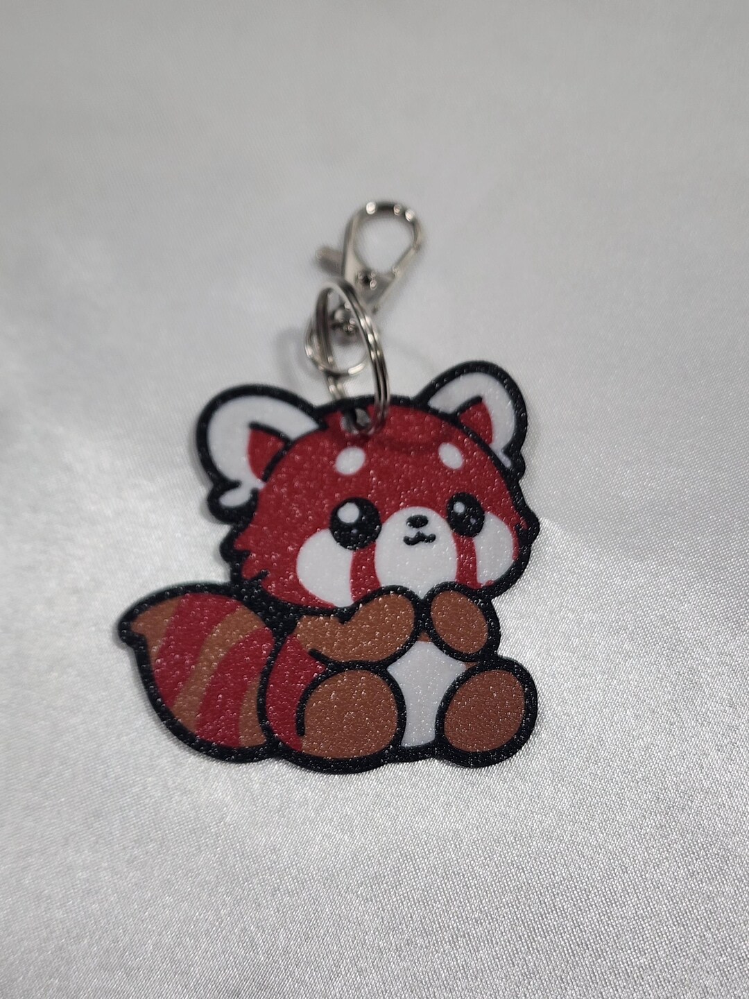 Red Panda Keychain Adorable Cartoon Design for Keys and Bags - Etsy