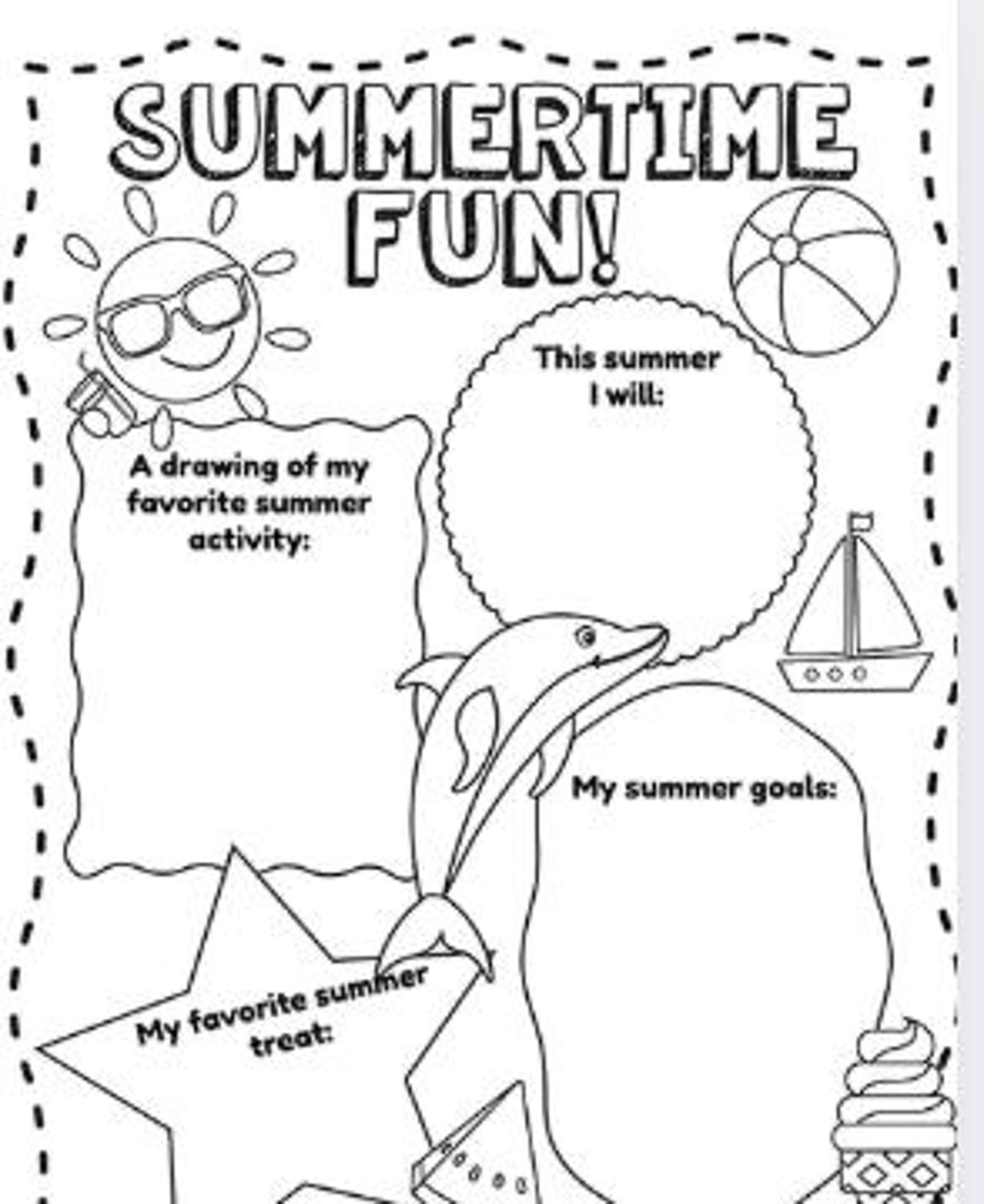 Kids Coloring Book Printable | 33 Pages Digital Download With Cover ...