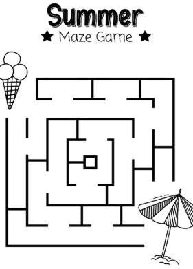 Kids Coloring Book Printable | 33 Pages Digital Download With Cover ...