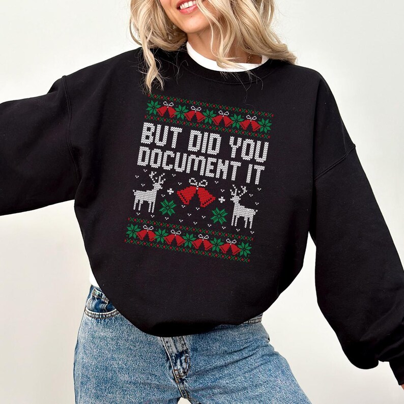 Christmas but Did You Document It Ugly Office Party Png, Funny Office ...