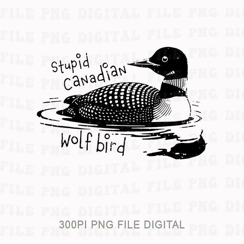 Canadian Wolf Bird Png - Etsy