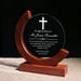 Personalized Crystal Award for Church, Custom Thank You Award for ...