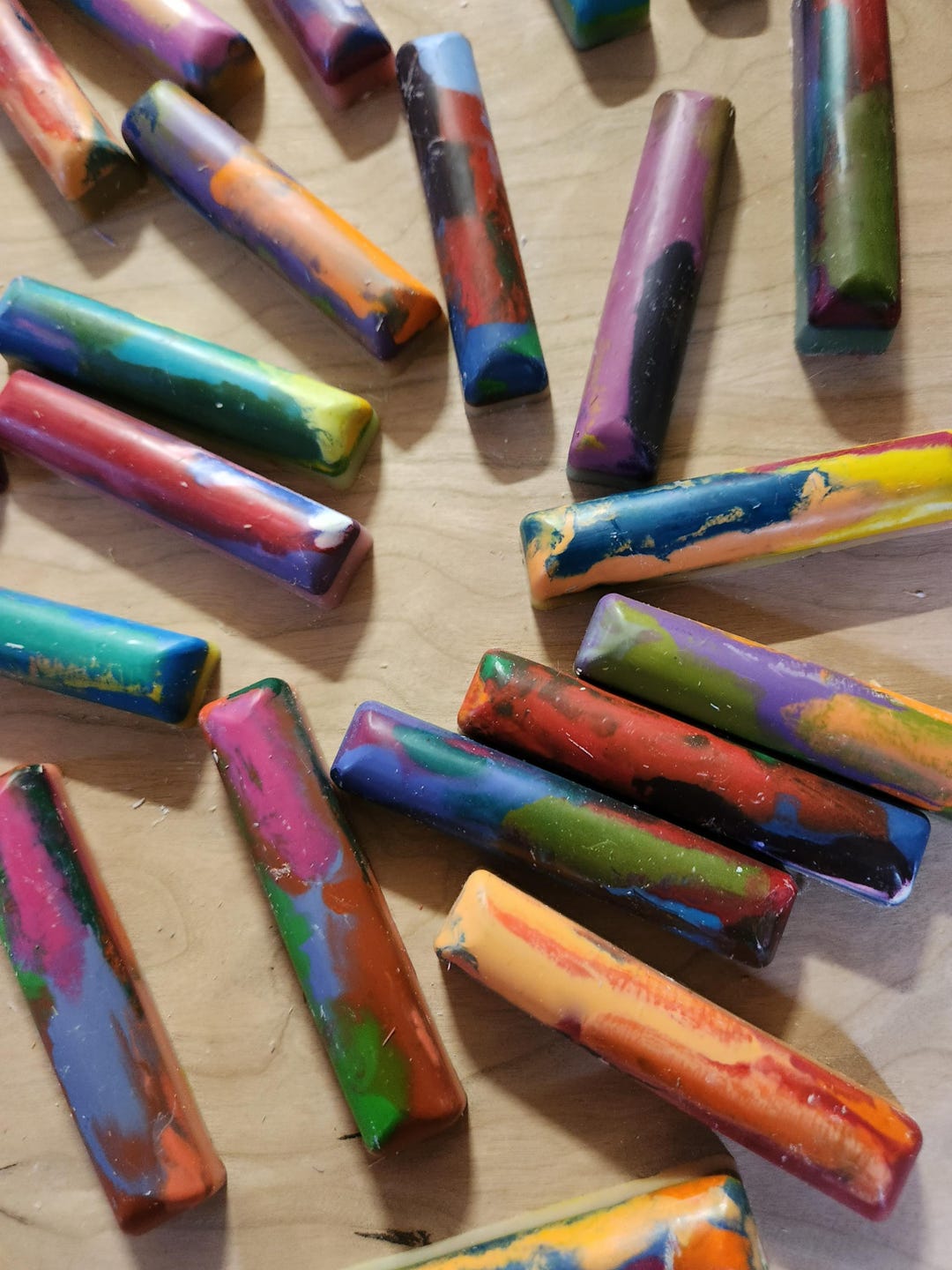 4 Crayons--ready to Ship-- Recycled Crayons-- Set of 4- Multicolor ...