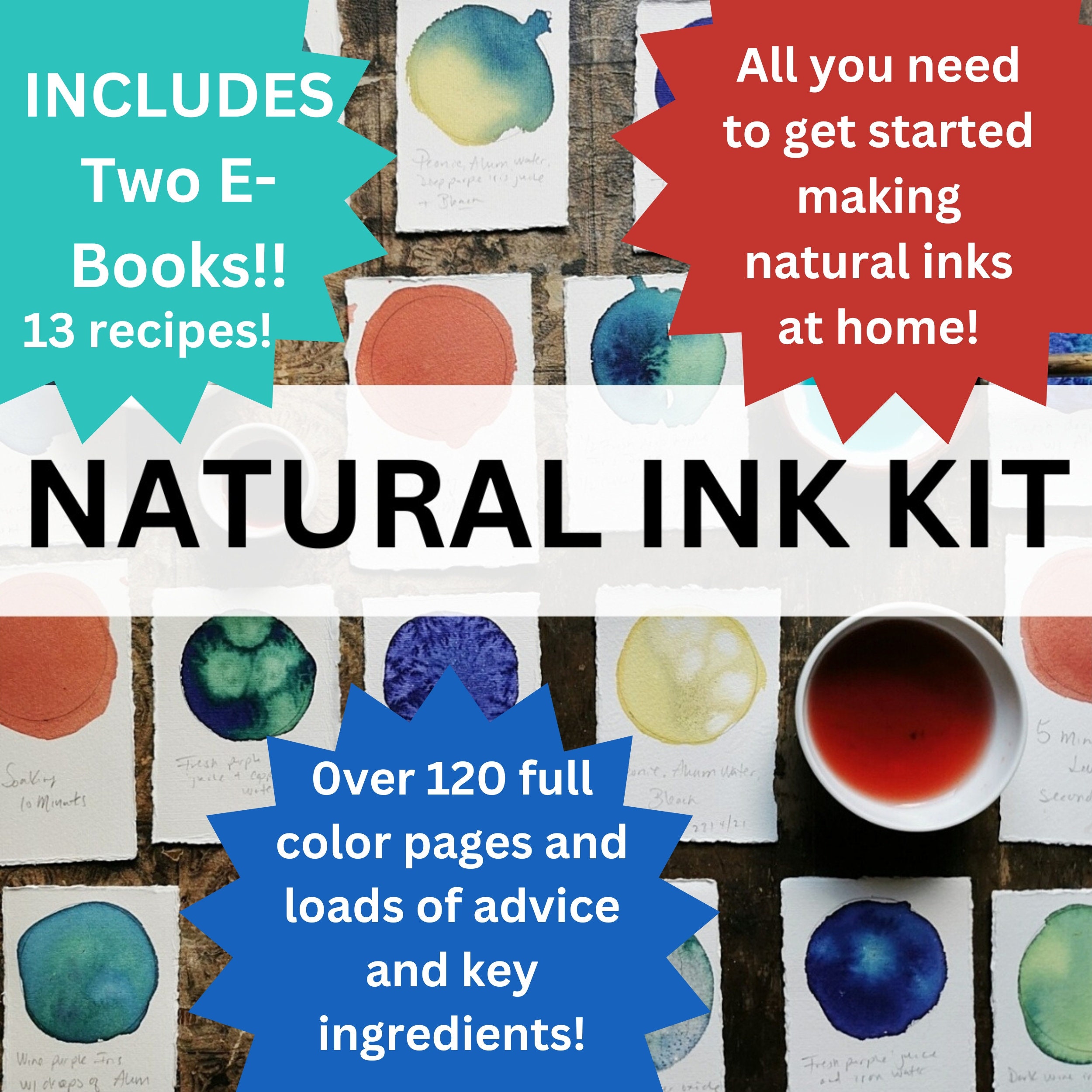 NATURAL INK KIT All You Need to Get Started Making Natural Inks at Home ...