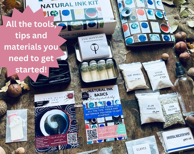 NATURAL INK KIT - All You Need to Get Started Making Natural Inks at ...