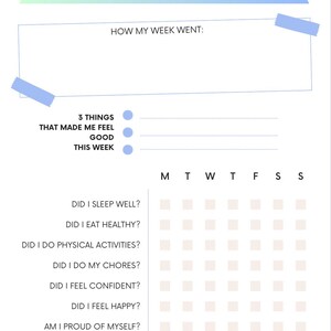 Teen Life Planner - 42 Printable Pages - Etsy