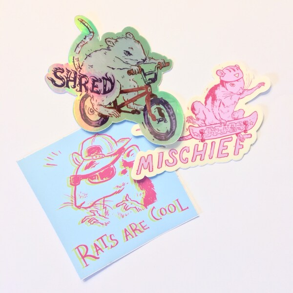 Rat Stickers - Etsy
