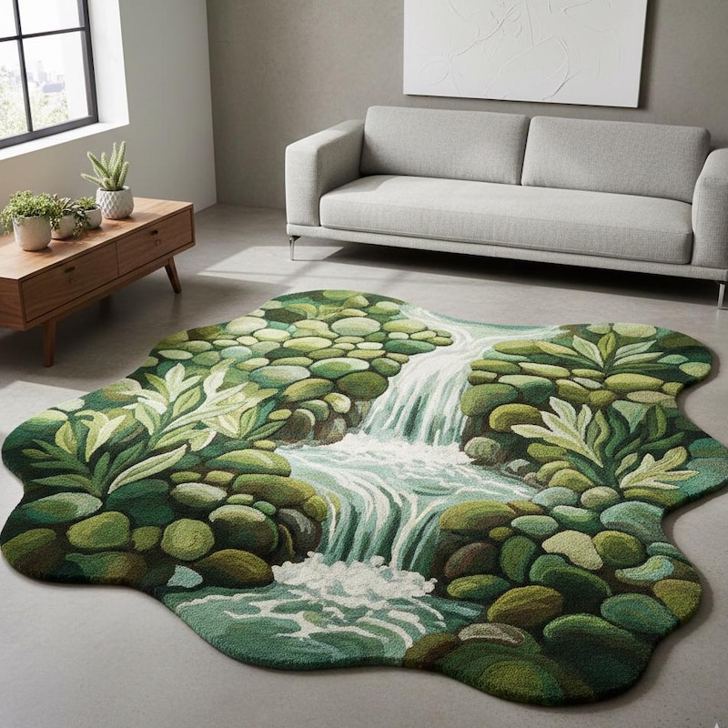 River Rock Rug - Etsy