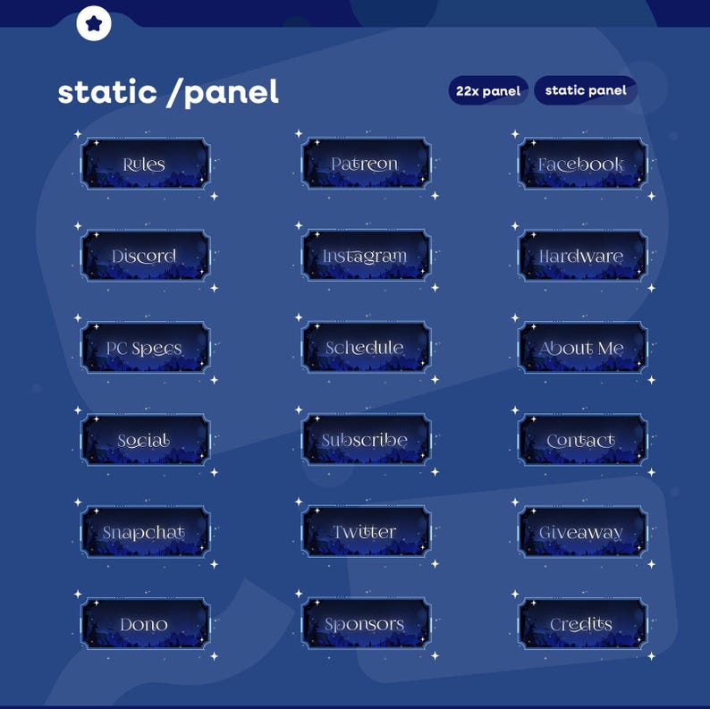 Aesthetic Animated Stream Overlay Pack for Twitch, Kick, Youtube ...