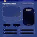 Animated Galaxy Gleam Stream Pack: Neon Blue and Gold Cosmic for Tiktok ...
