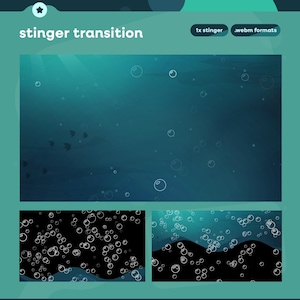 Animated Twitch Overlay | Aether Ocean Vtuber Stream Pack | Twitch Kick ...