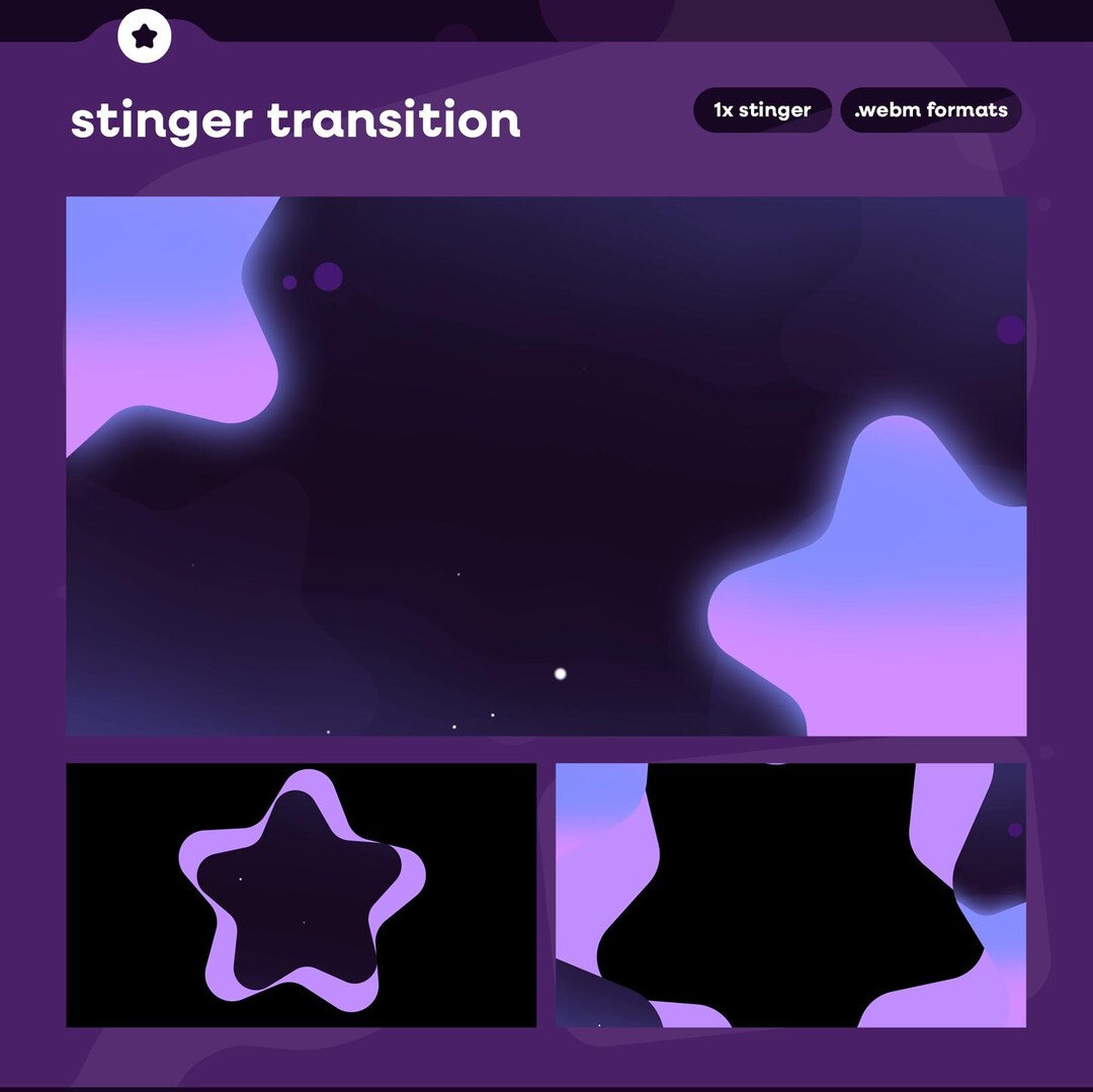 Animated Twinkle Zone Stringer Transition: Cute Aesthetic Theme (twitch ...