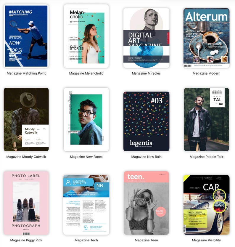 350+ Microsoft Word Publications Templates: Books, Magazines ...