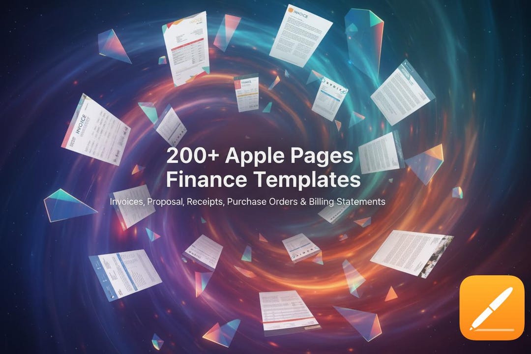 200+ Apple Pages Finance Templates: Invoices, Proposals, Receipts ...