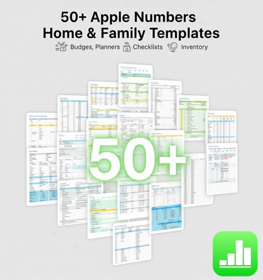 50+ Apple Numbers Home & Family Templates: Budgets, Planners, Wedding ...
