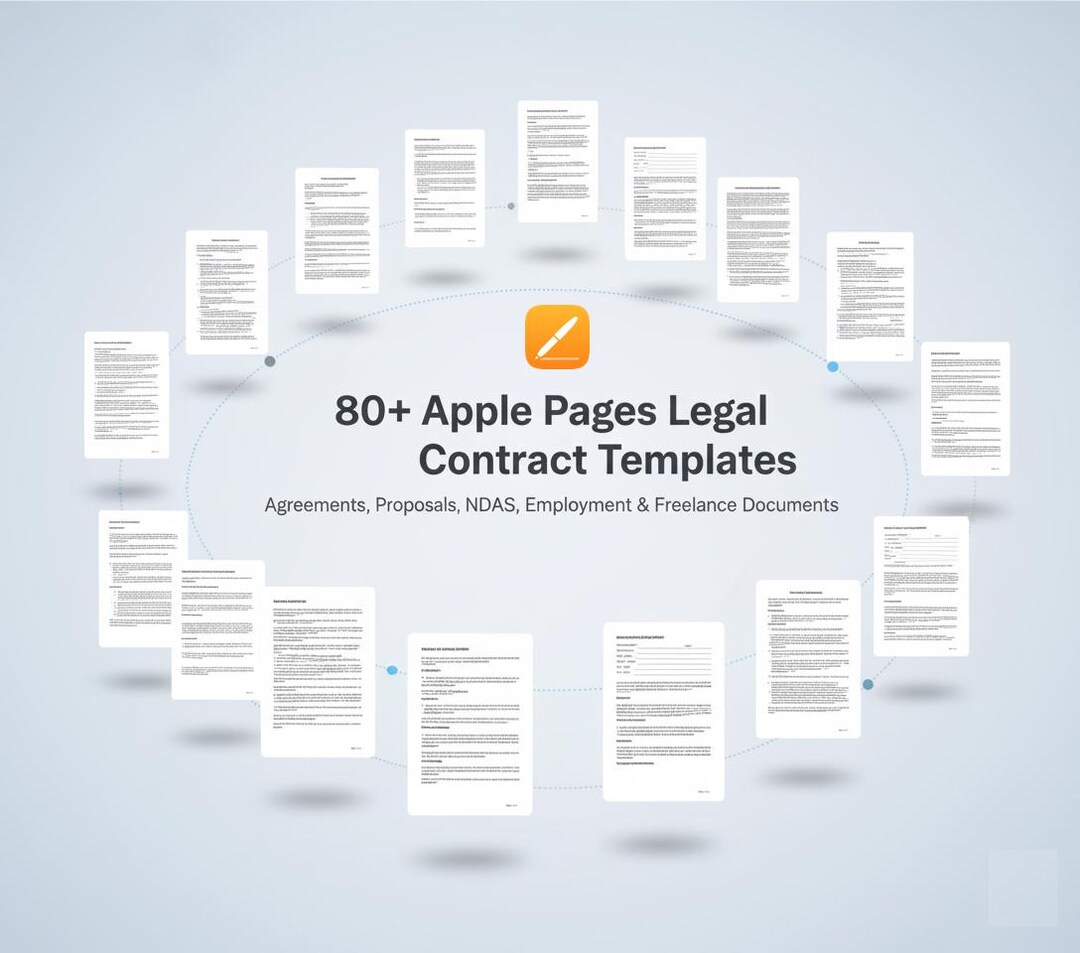 80+ Apple Pages Legal Contract Templates: Agreements, Proposals, Ndas ...