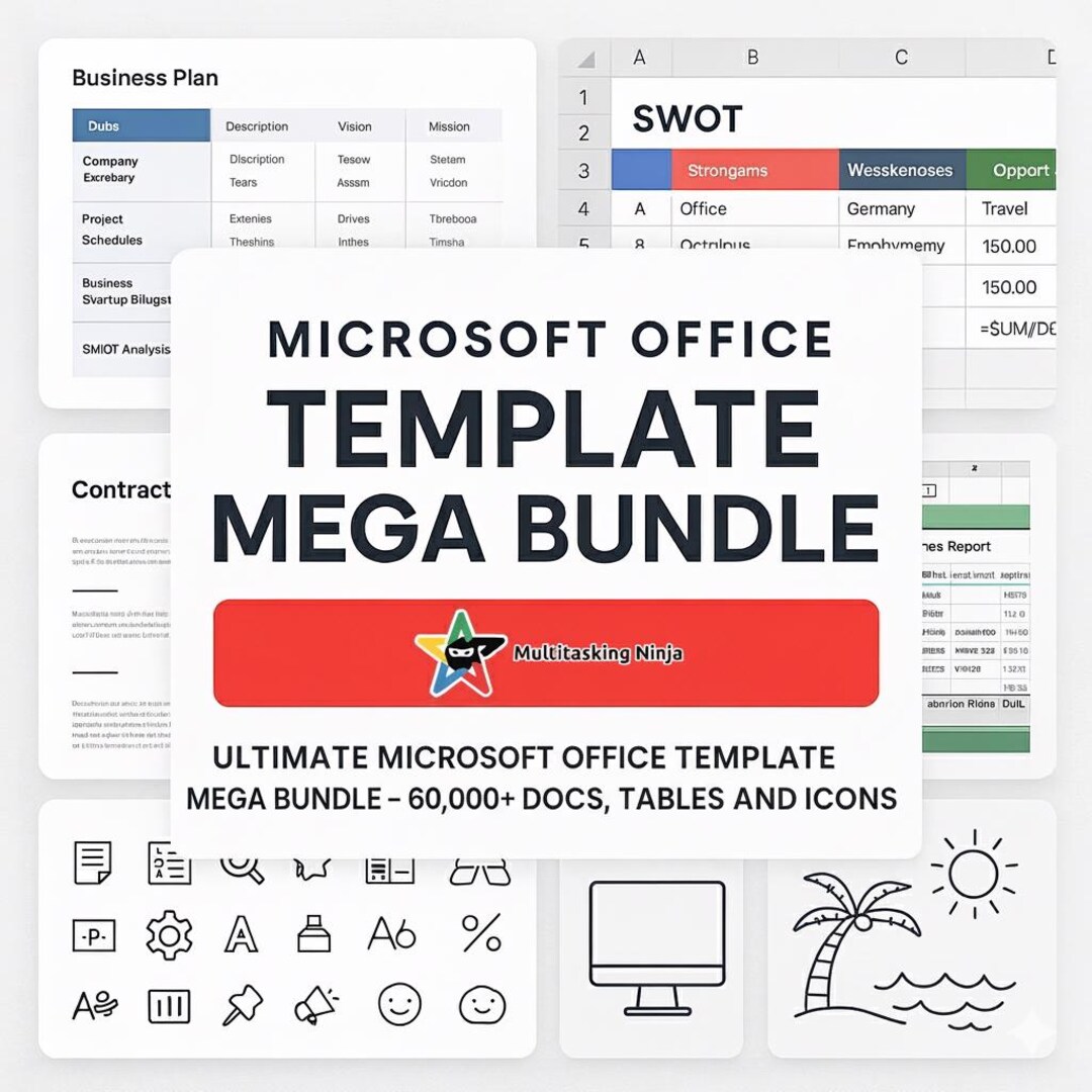 Ultimate Microsoft Office Template Mega Bundle – 60,000+ Slides, Docs ...