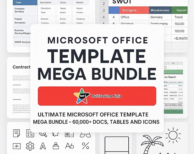Ultimate Microsoft Office Template Mega Bundle – 60,000+ Slides, Docs ...