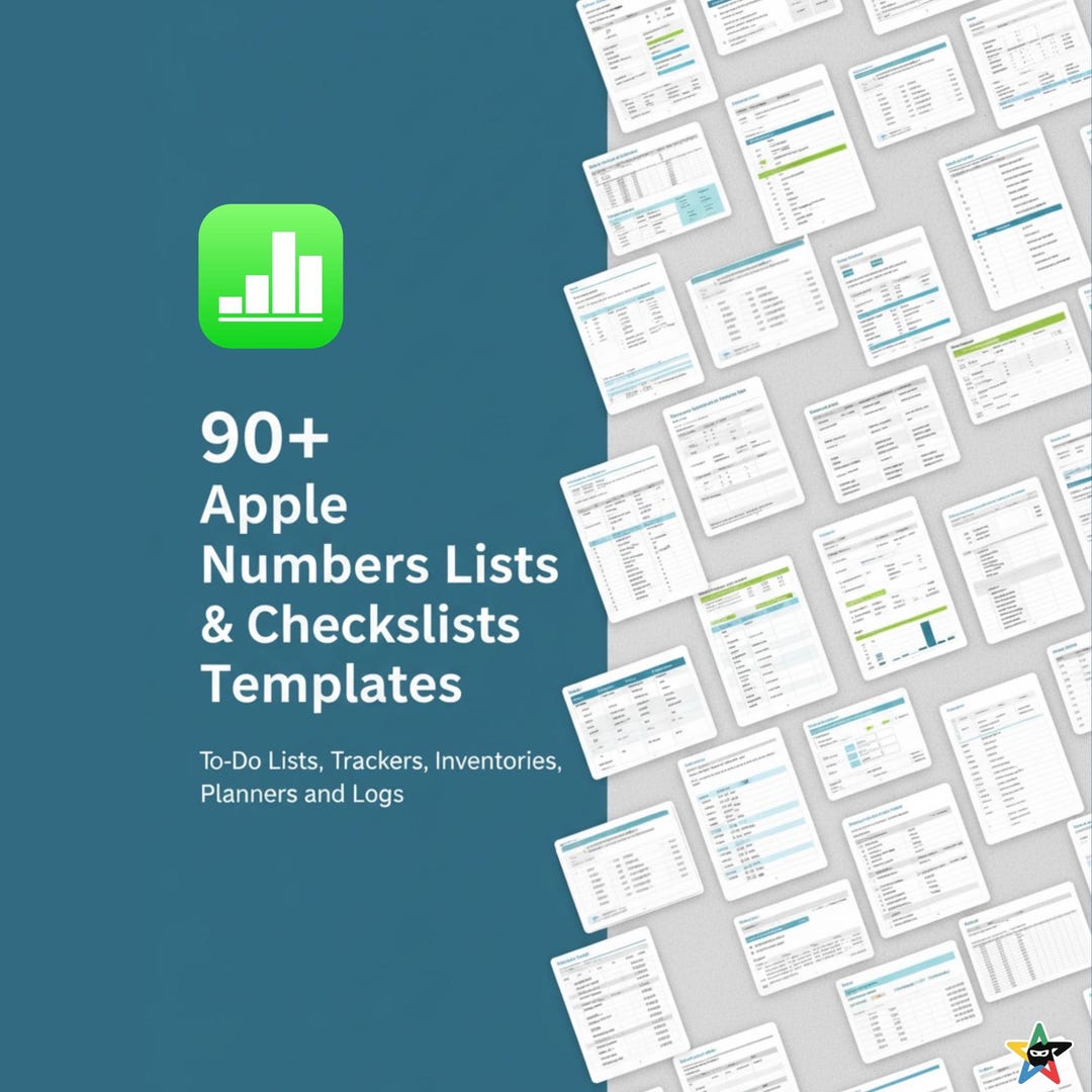 90+ Apple Numbers Lists & Checklists Templates: To-do Lists, Trackers ...