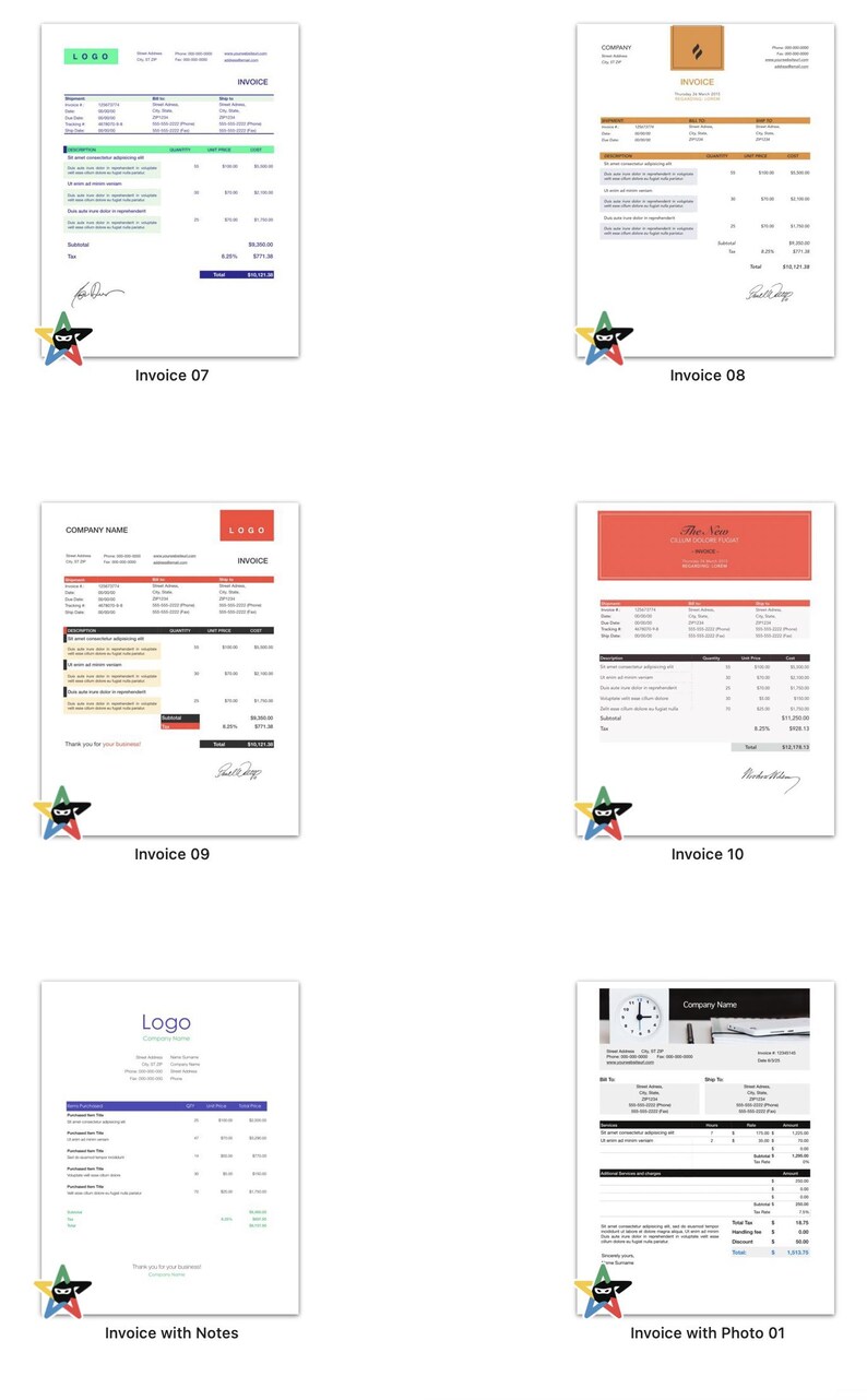 45+ Apple Numbers Invoices & Receipts Templates: Billing, Quotes ...
