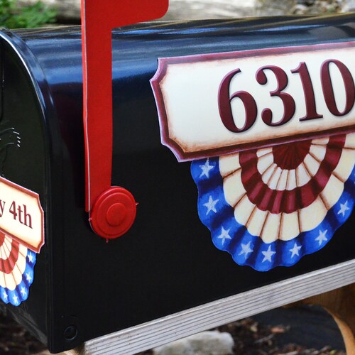 VWAQ Personalized Floral Mailbox Magnetic Cover Custom Address - Etsy