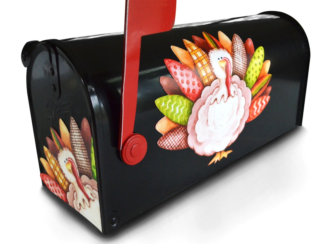Mailbox Magnet Partial Cover: Thanksgiving Day Turkey Reusable for ...