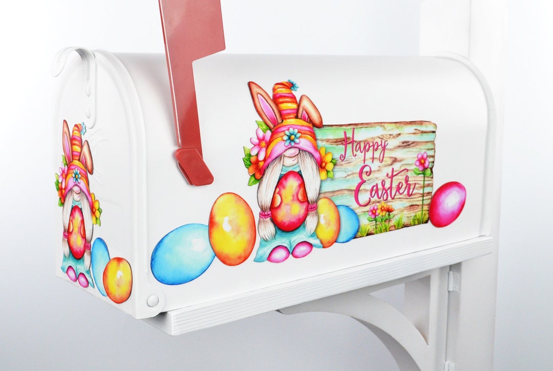 Mailbox Magnet Partial Cover Easter Bunny Gnome W/set of 2 or 3 Easter ...