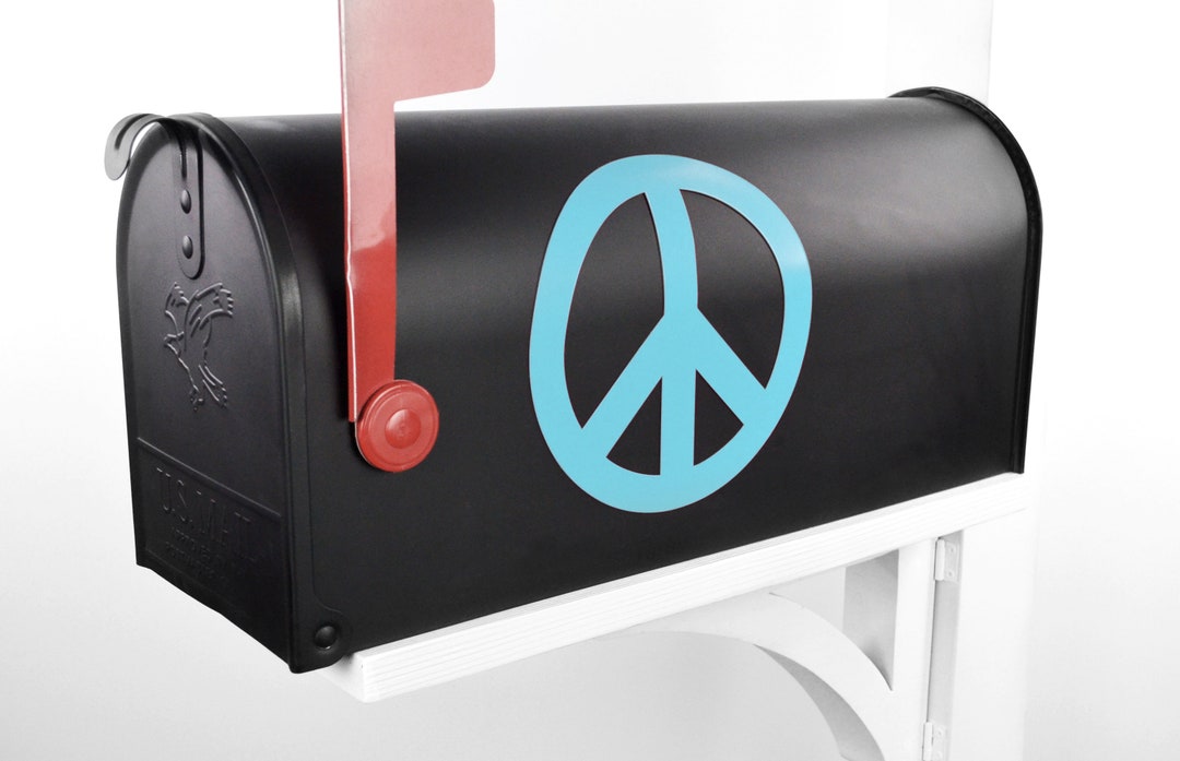 Mailbox Magnet Partial Cover Peace Sign Large Assorted Colors Better ...