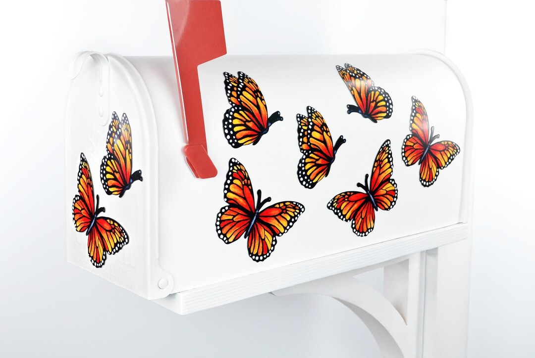 Mailbox Magnet Partial Cover Monarch Butterfly Set of 6 or Set of 2 ...