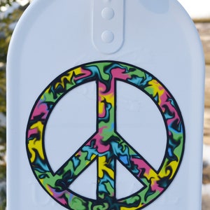Mailbox Magnet Partial Cover Peace Sign Standard or Jumbo Mail Box ...