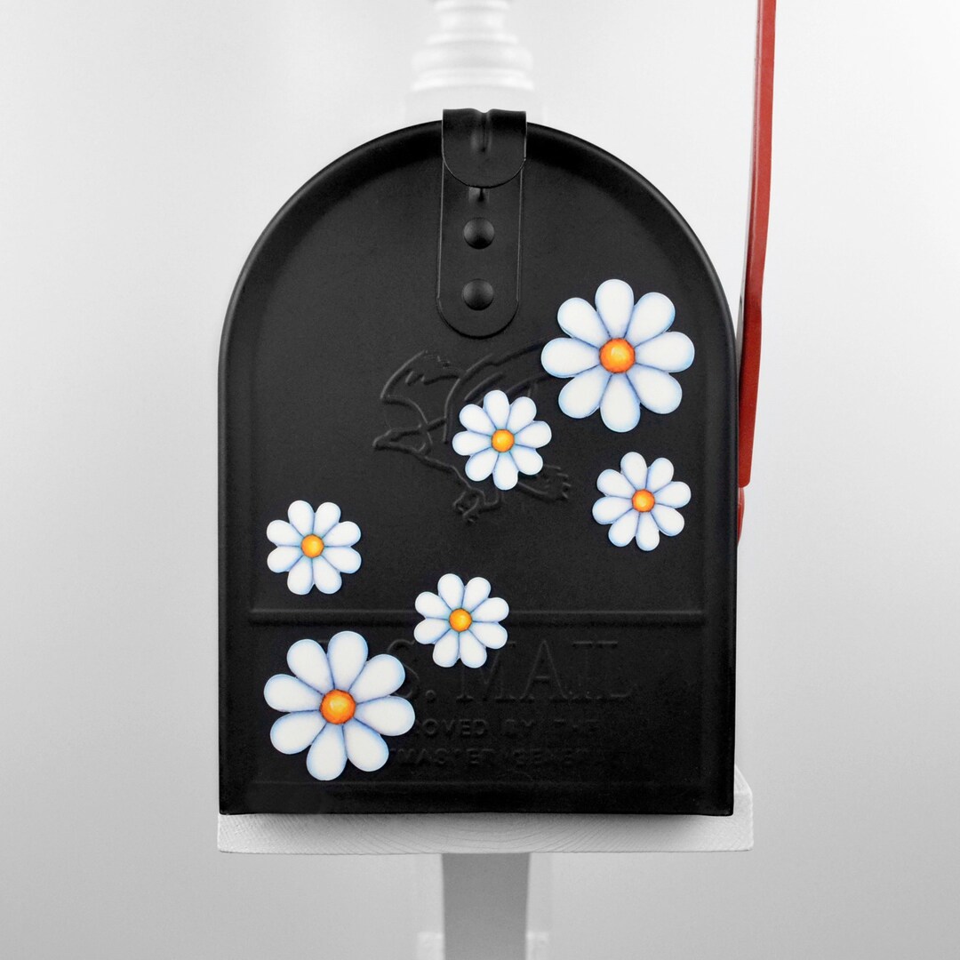Mailbox Magnet Partial Cover Small White Daisy Daisies Magnets Set of 3 ...