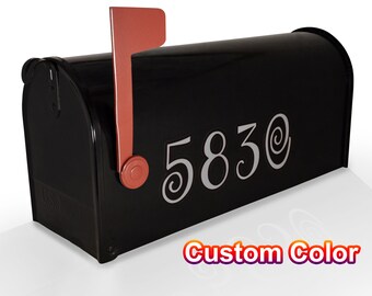 Personalized Filigree Monogram Style Mailbox Cover Your - Etsy