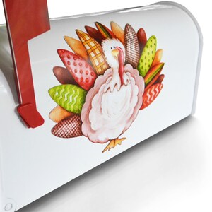 Mailbox Magnet Partial Cover: Thanksgiving Day Turkey Reusable for ...