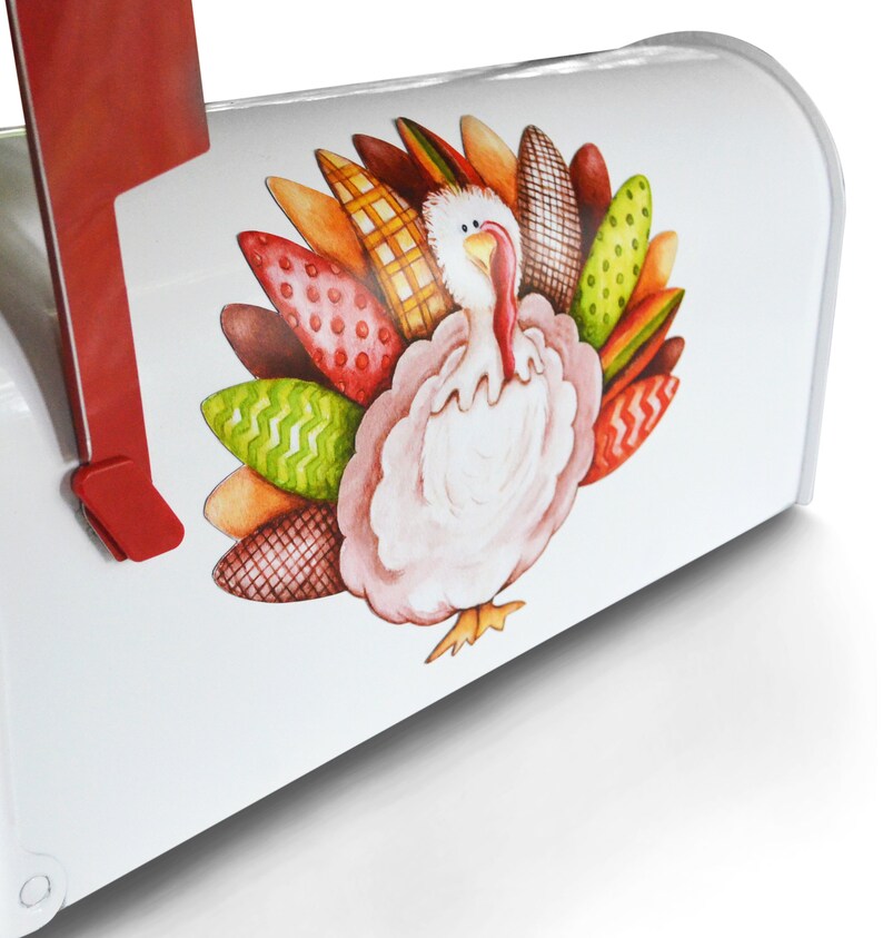 Mailbox Magnet Partial Cover: Thanksgiving Day Turkey Reusable for ...